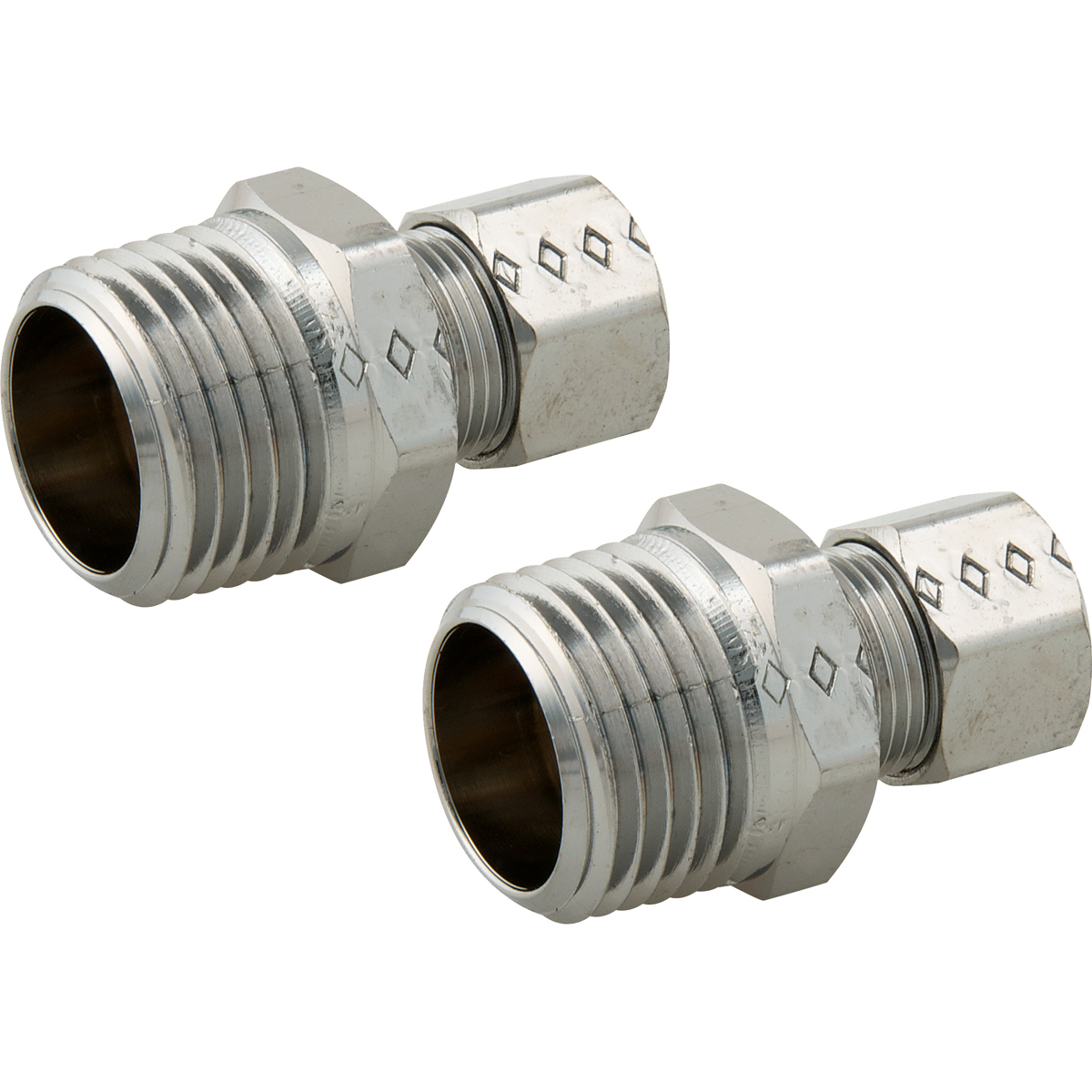 Male Reducing Adapter - 3/8" OD x 1/2" MIP - PlumbShop®