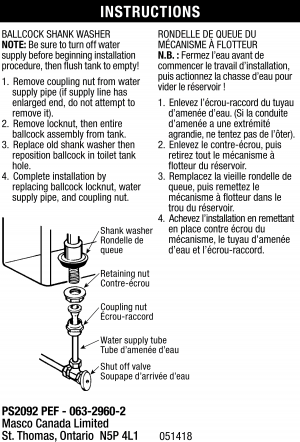Toilet Fill Valve Shank Washer - PlumbShop®
