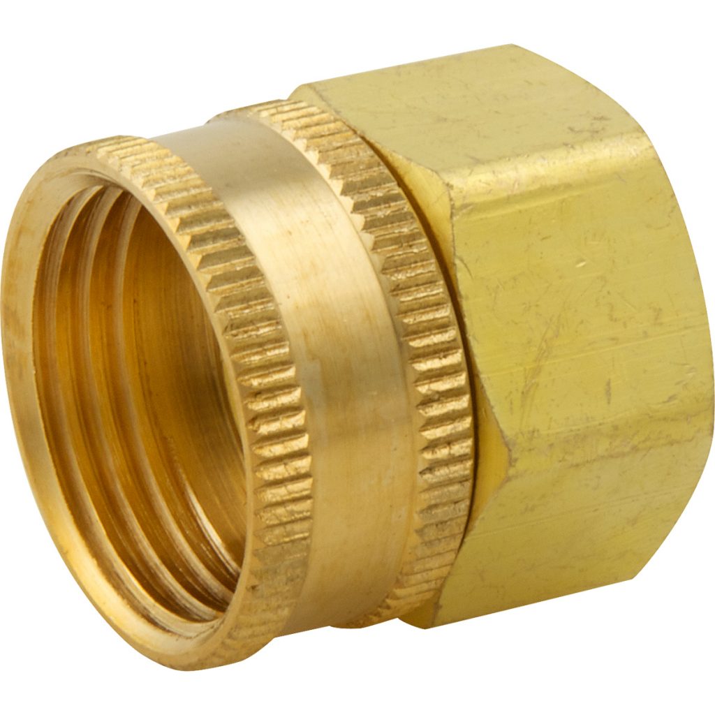 Swivel Garden Hose Adapter - 3/4 FHT x 3/4" FIP - PlumbShop®