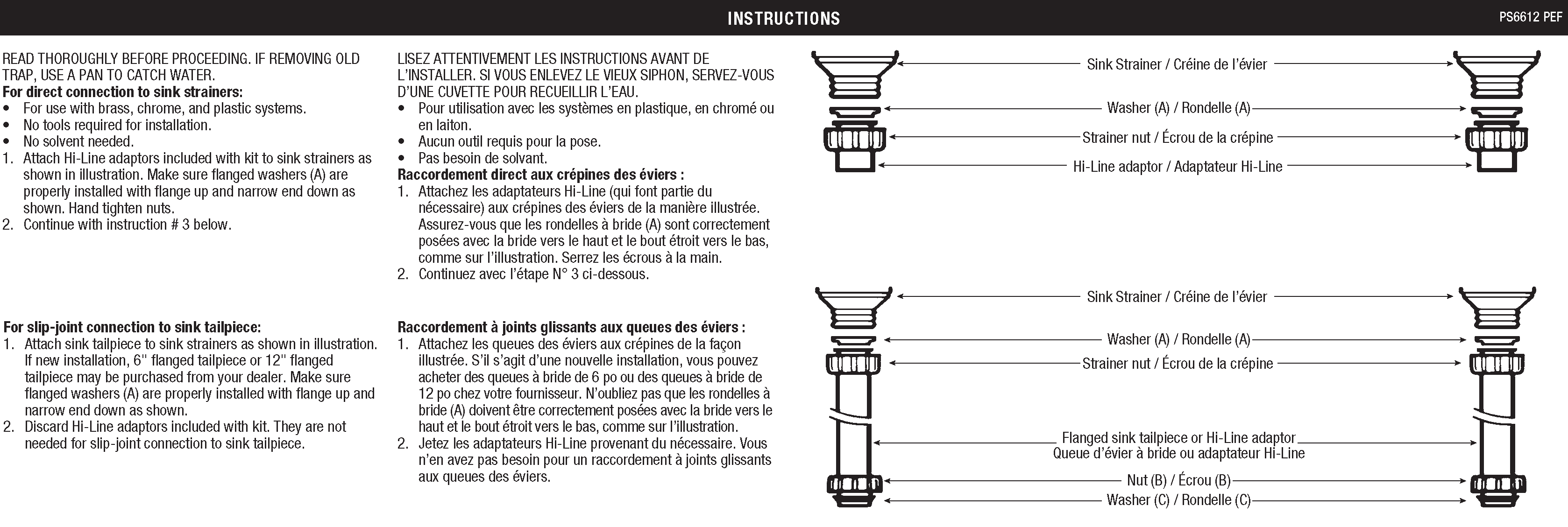 Continuous Waste Kit Centre Outlet Connection - PlumbShop®