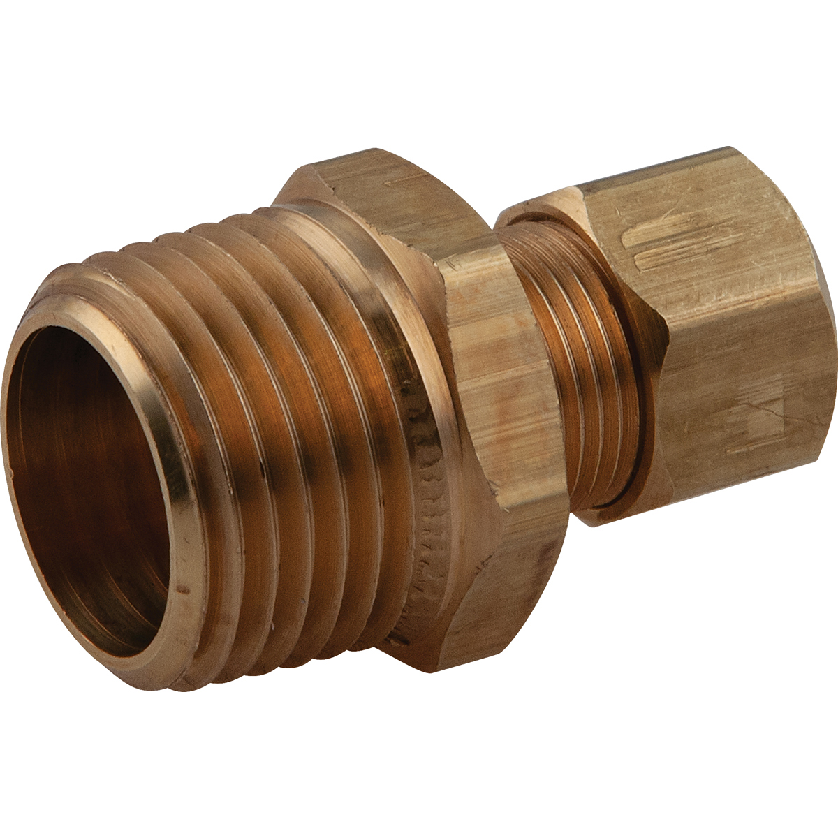 Male Reducing Adapter - 3/8" OD x 1/2" MIP - PlumbShop®