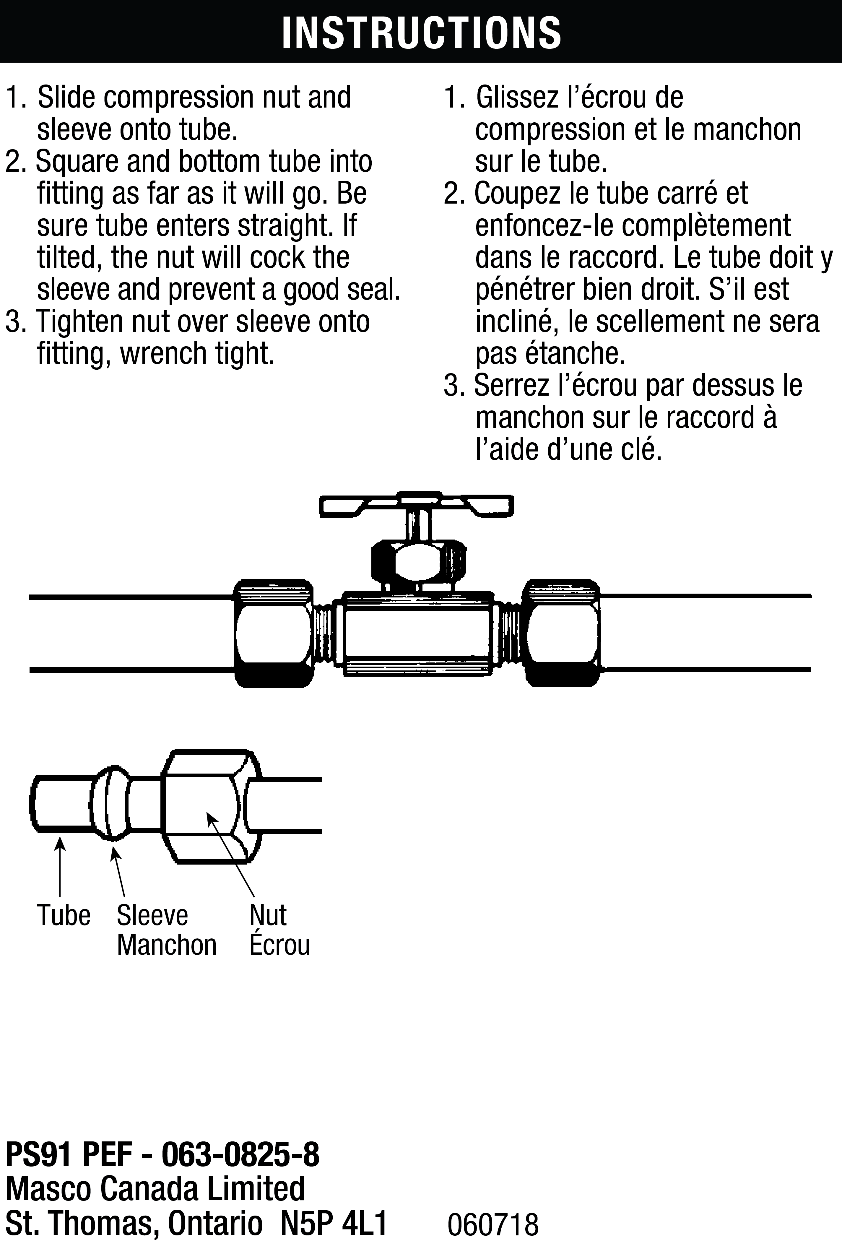 Needle Valve - 3/8" OD Comp. - PlumbShop®
